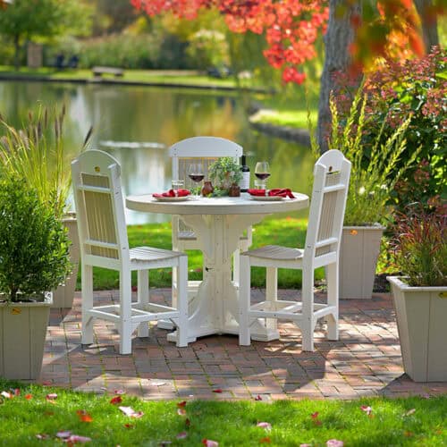 LuxCraft Poly 4' Round Table