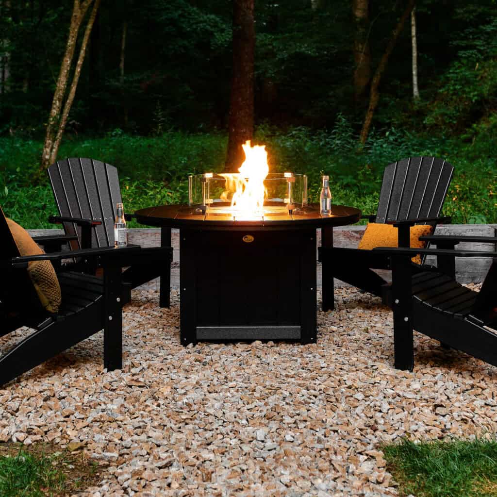 LuxCraft Poly Lumin Fire Pit 46" Round